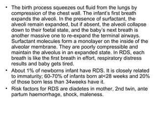 Neonatal respiratory diseases | PPT