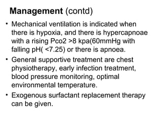 Neonatal respiratory diseases | PPT