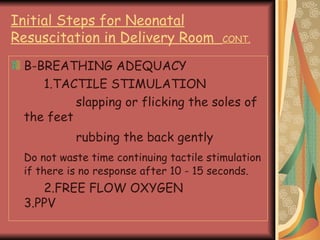 Neonatal Resuscitation | PPT