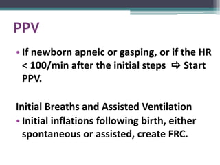 Neonatal resuscitation | PPTX