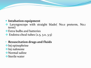 Neonatal resuscitation | PPTX