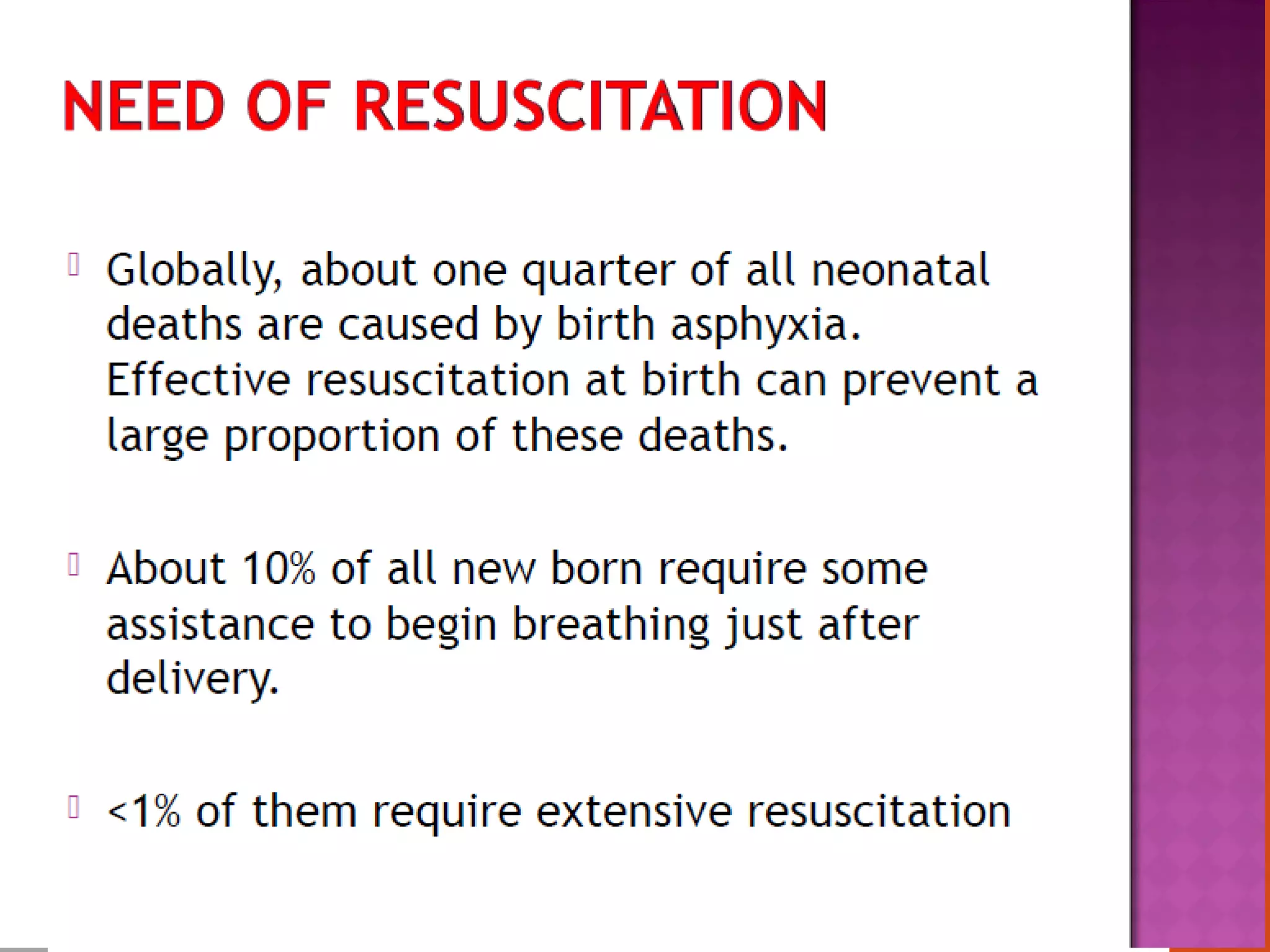 Neonatal resuscitation | PPT
