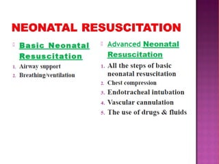 Neonatal resuscitation | PPT