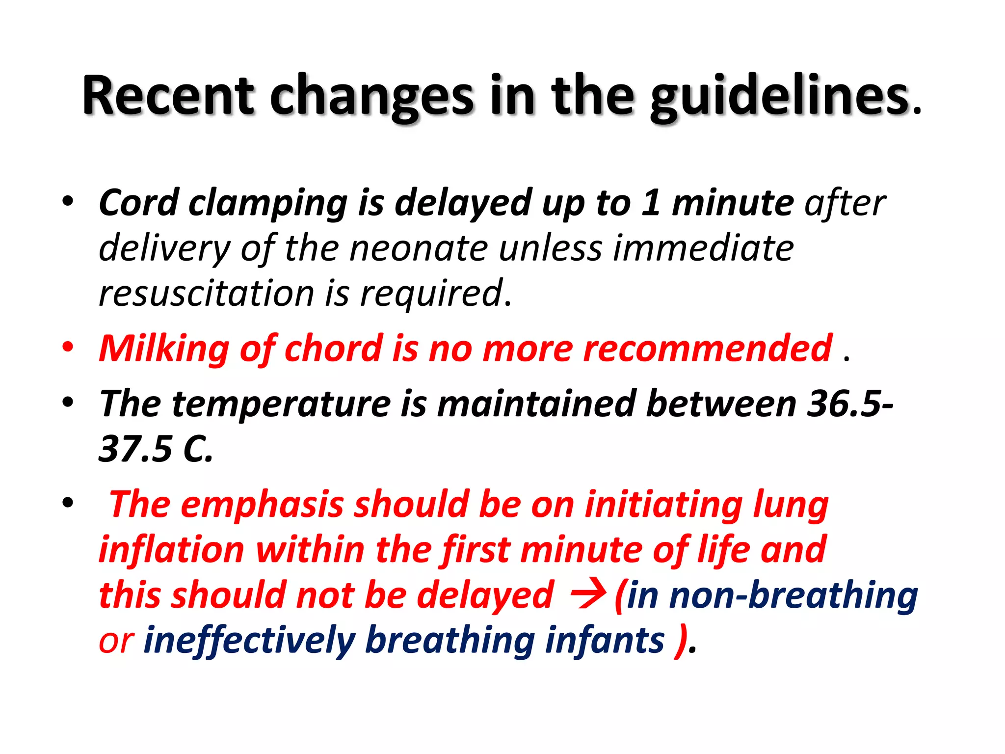 Neonatal resuscitation | PPTX