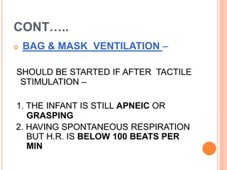 NEONATAL RESUSCITATION | PPTX