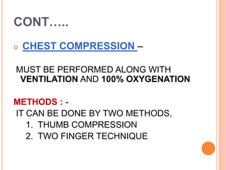 NEONATAL RESUSCITATION | PPTX