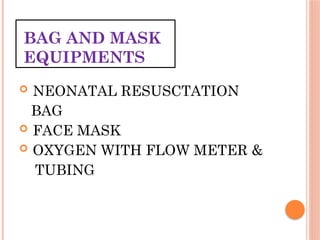 neonatal resuscitation and it's implications | PPTX