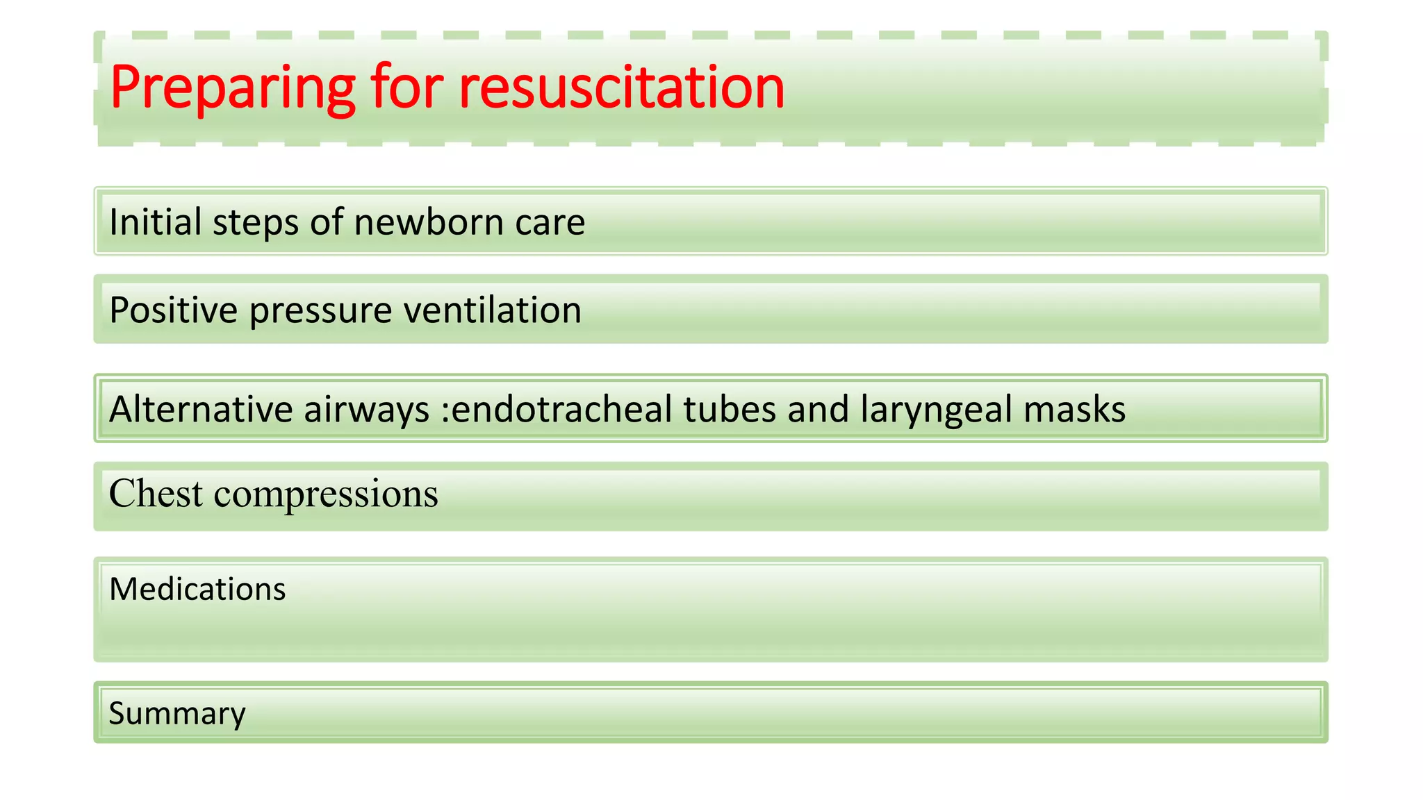 Neonatal resuscitation | PPT