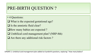 Neonatal resuscitation | PPT