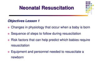 Neonatal Resuscitation | PPT