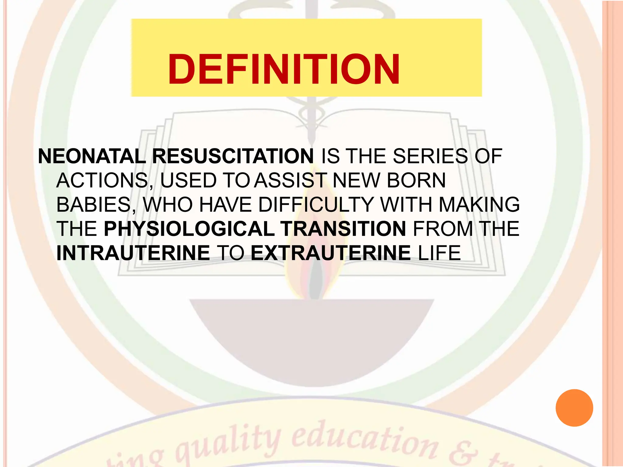 neonatal resuscitation and nursing management | PPTX