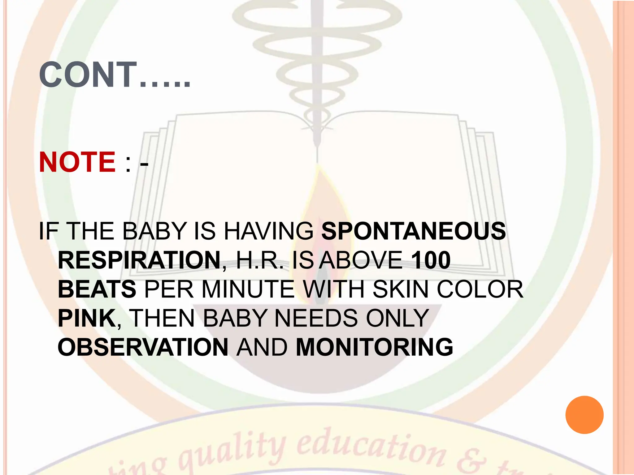 neonatal resuscitation and nursing management | PPTX