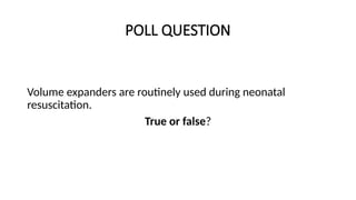 Neonatal Resuscitation describing the practices in Zambia | PPT