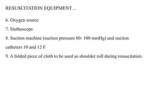 Neonatal resuscitation.pptx newborn care | PPT
