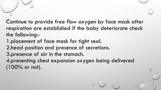 neonatal resuscitation also known as new born resuscitation | PPTX