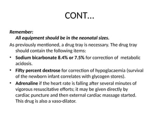 NEONATAL RESUSCITATION -Newer recommendation .pptx
