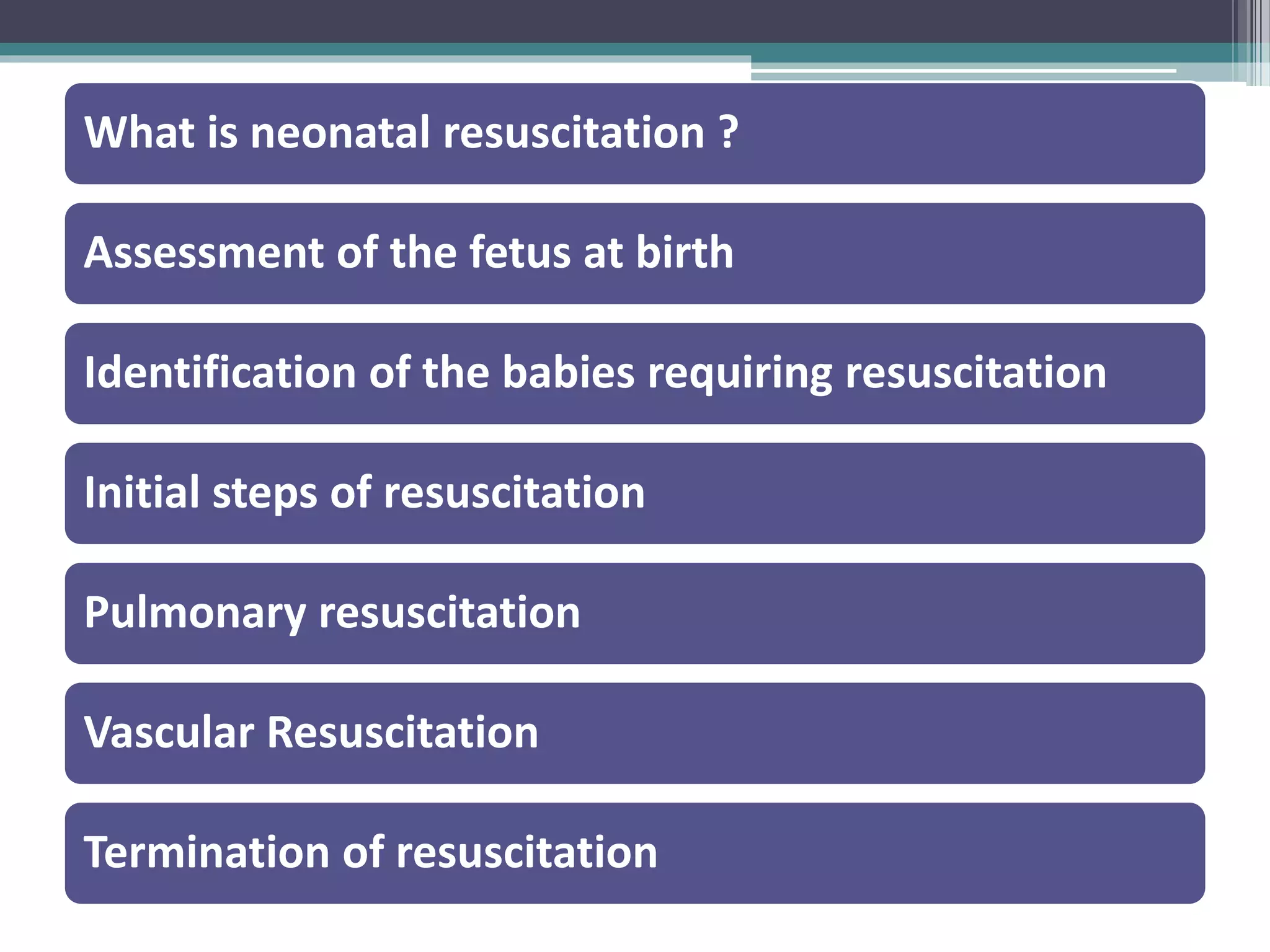 Neonatal resuscitation | PPT