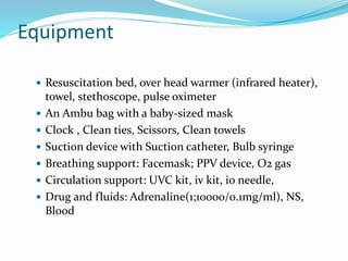 Neonatal resuscitation 1 | PPTX