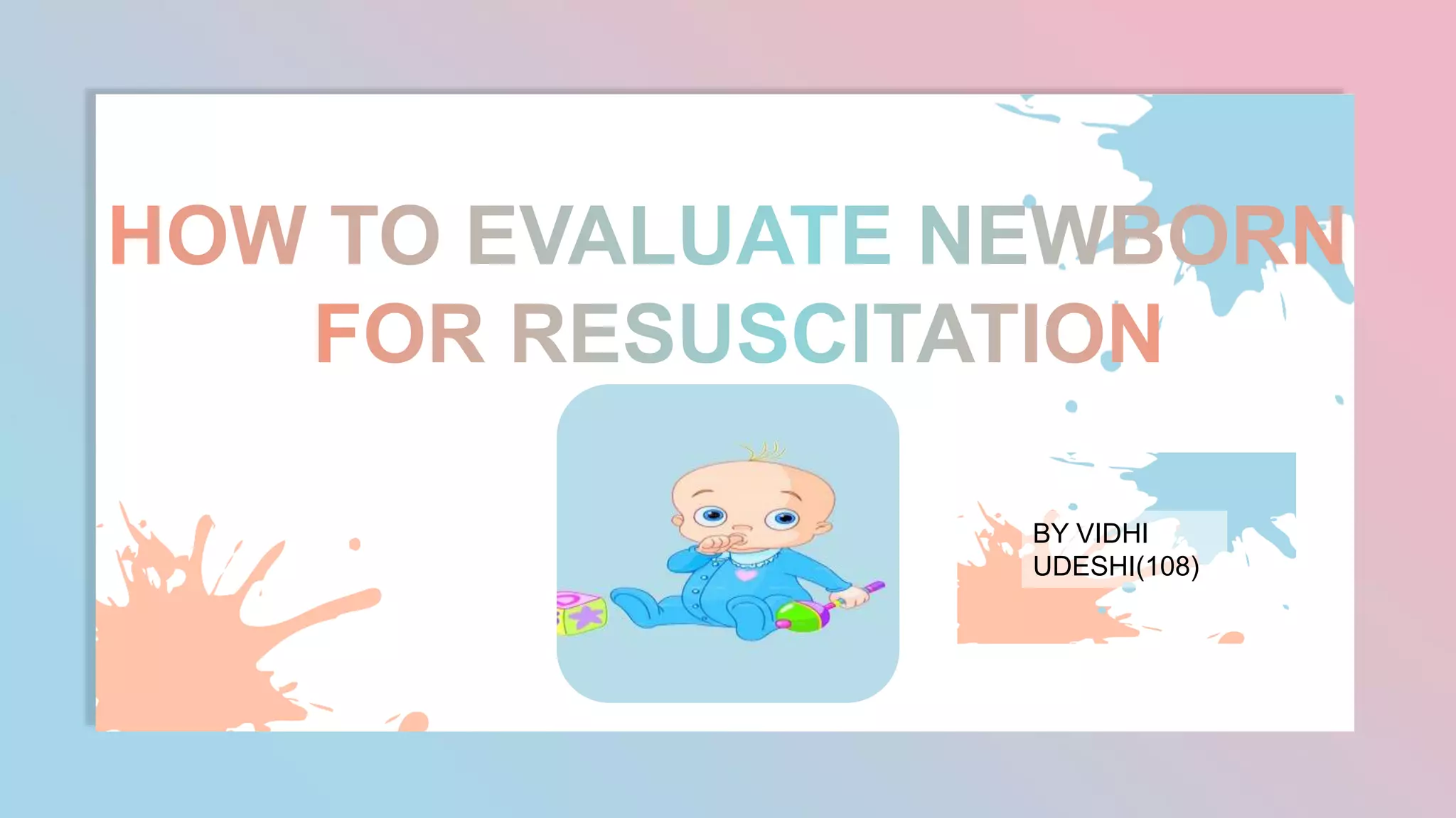 neonatal resuscitation and temperature regulation | PPTX