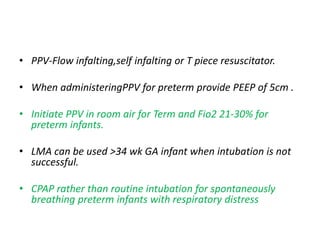 Neonatal resuscitation 2015 aha guidelines update for cpr | PPTX