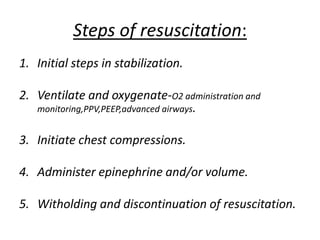 What Are The Steps Of Neonatal Resuscitation