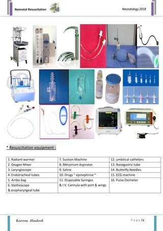 Neonatal Resuscitation; Pediatrics 2018 | PDF