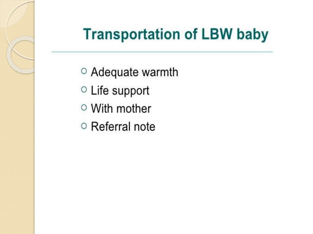 NEONATAL RESUSCITATION AND LOW BIRTH WEIGHT BABIES | PPT