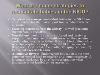 Neonatal Resuscitation chapter 13.pptx | First Aid | Injuries