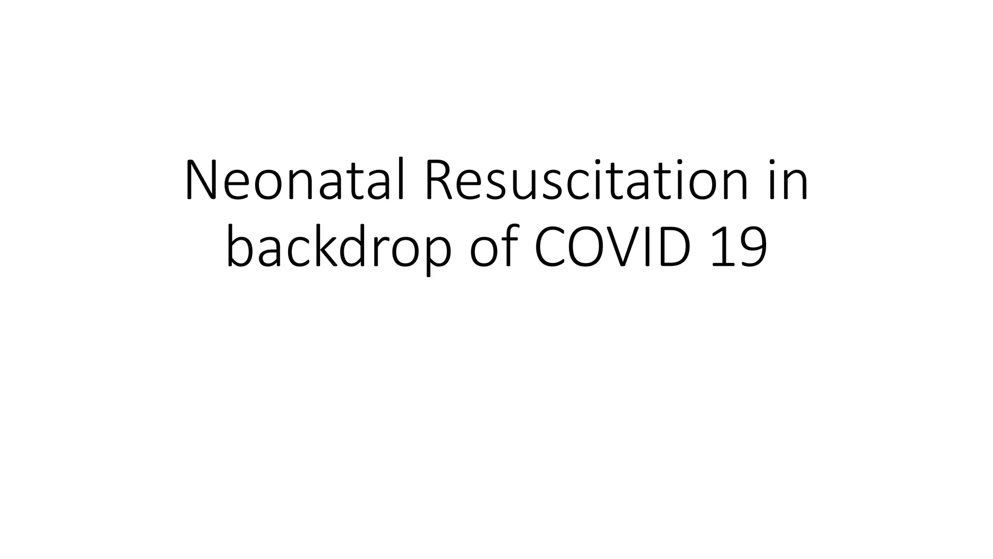 Neonatal Resuscitation Program NRP | PPTX