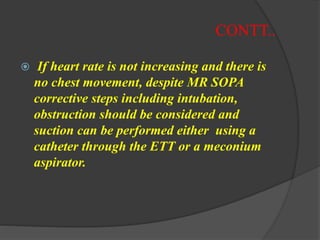 Neonatal resuscitation | PPTX