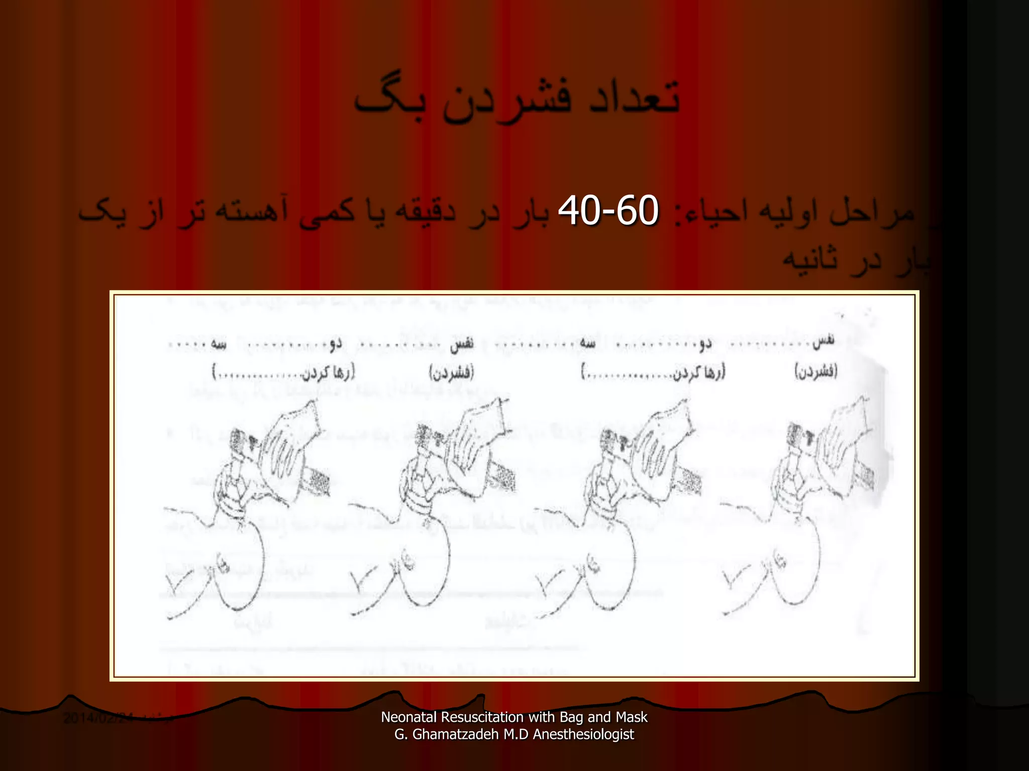 Neonatal resuscitation with bag & mask | PPSX | First Aid | Injuries