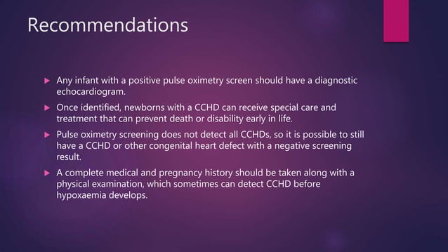Neonatal Screening: G6PD and Critical Congenital Heart Disease | PPTX
