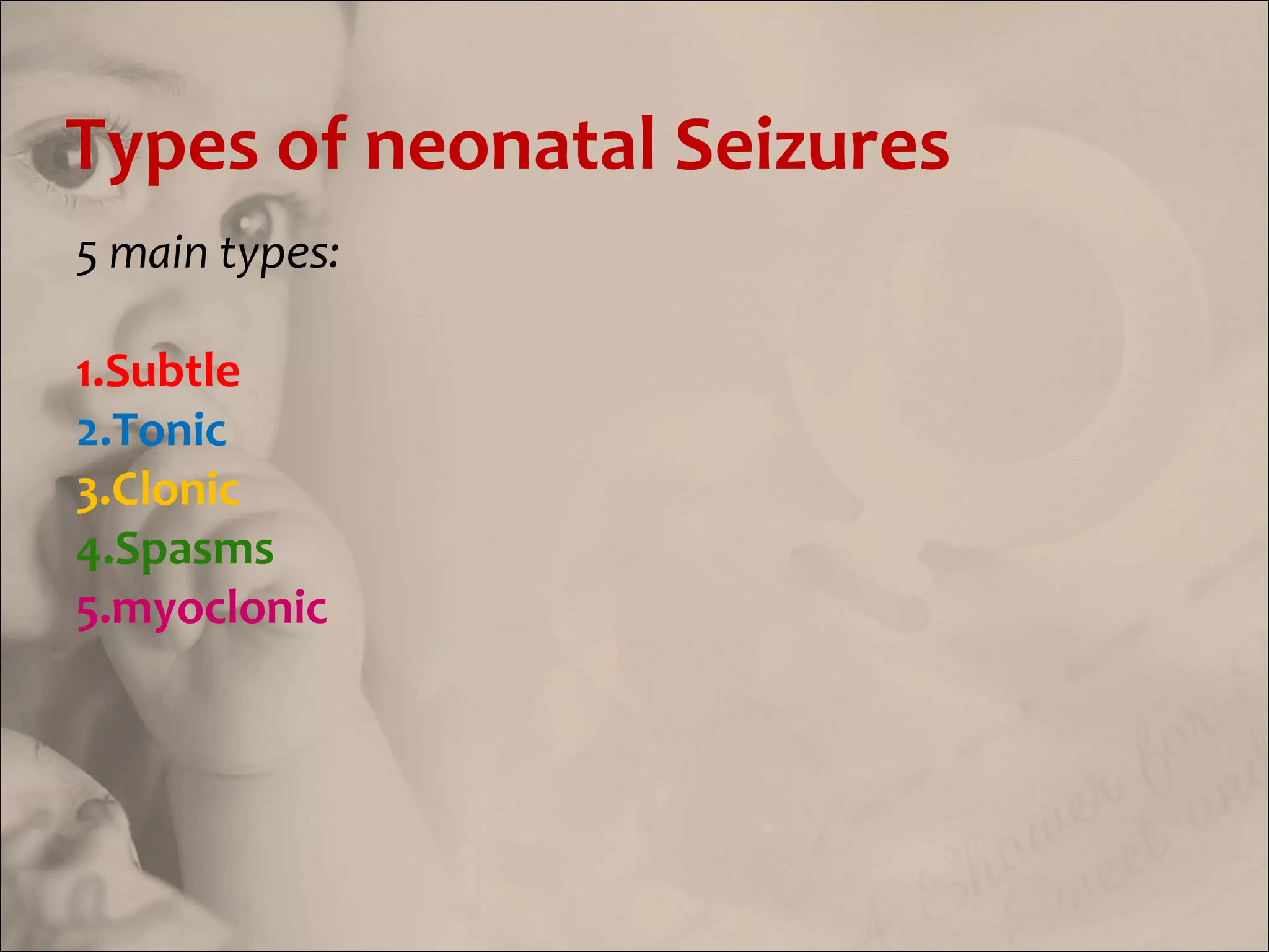 Neonatal seizure | PPT