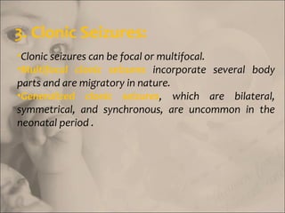 Neonatal seizure | PPT