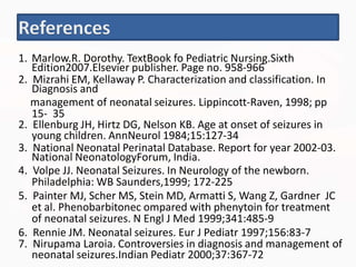Neonatal seizure | PPTX