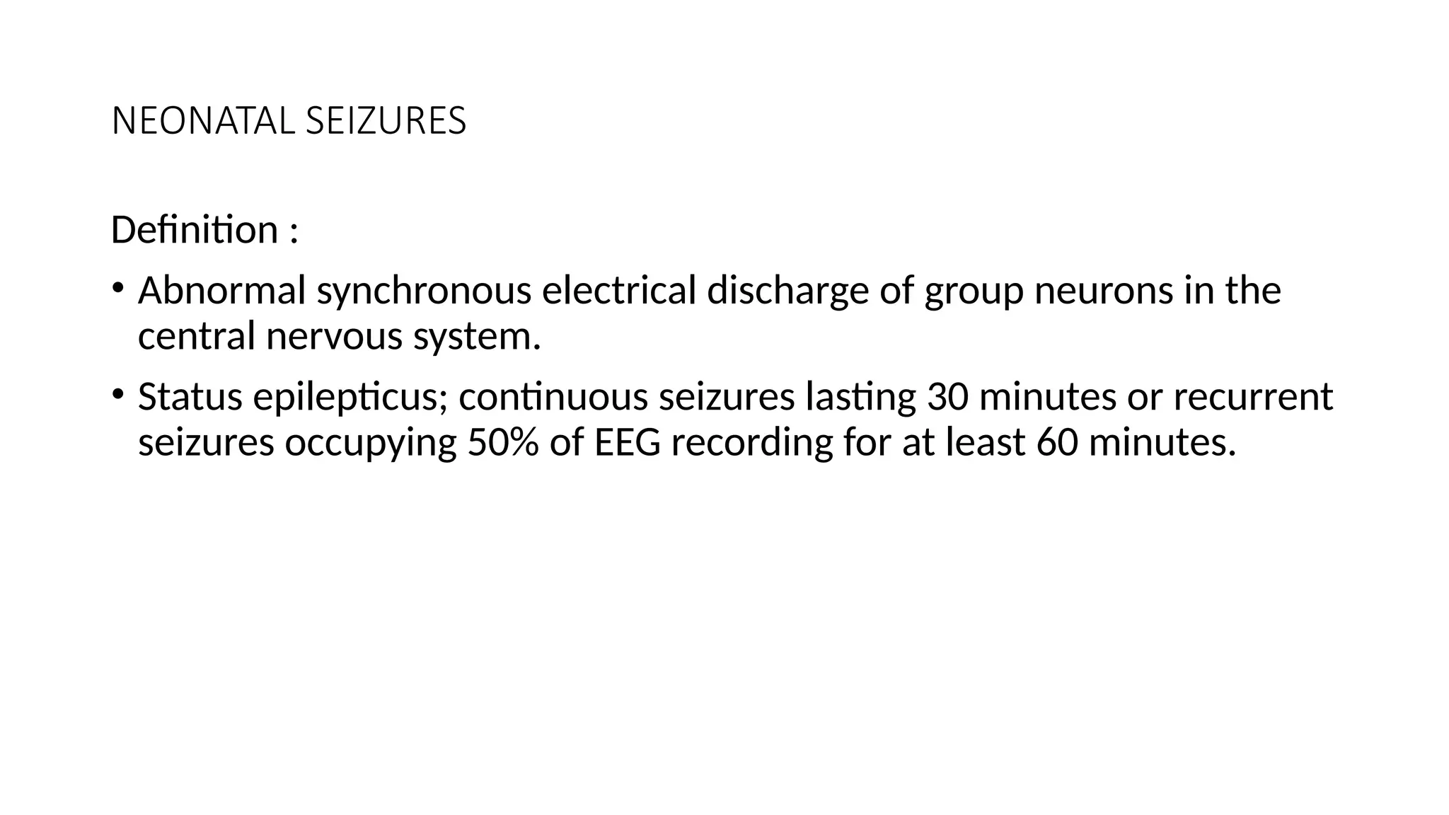 OPERATIVE OBSTETRIC NEONATAL SEIZURE IN NEWBORN | PPTX