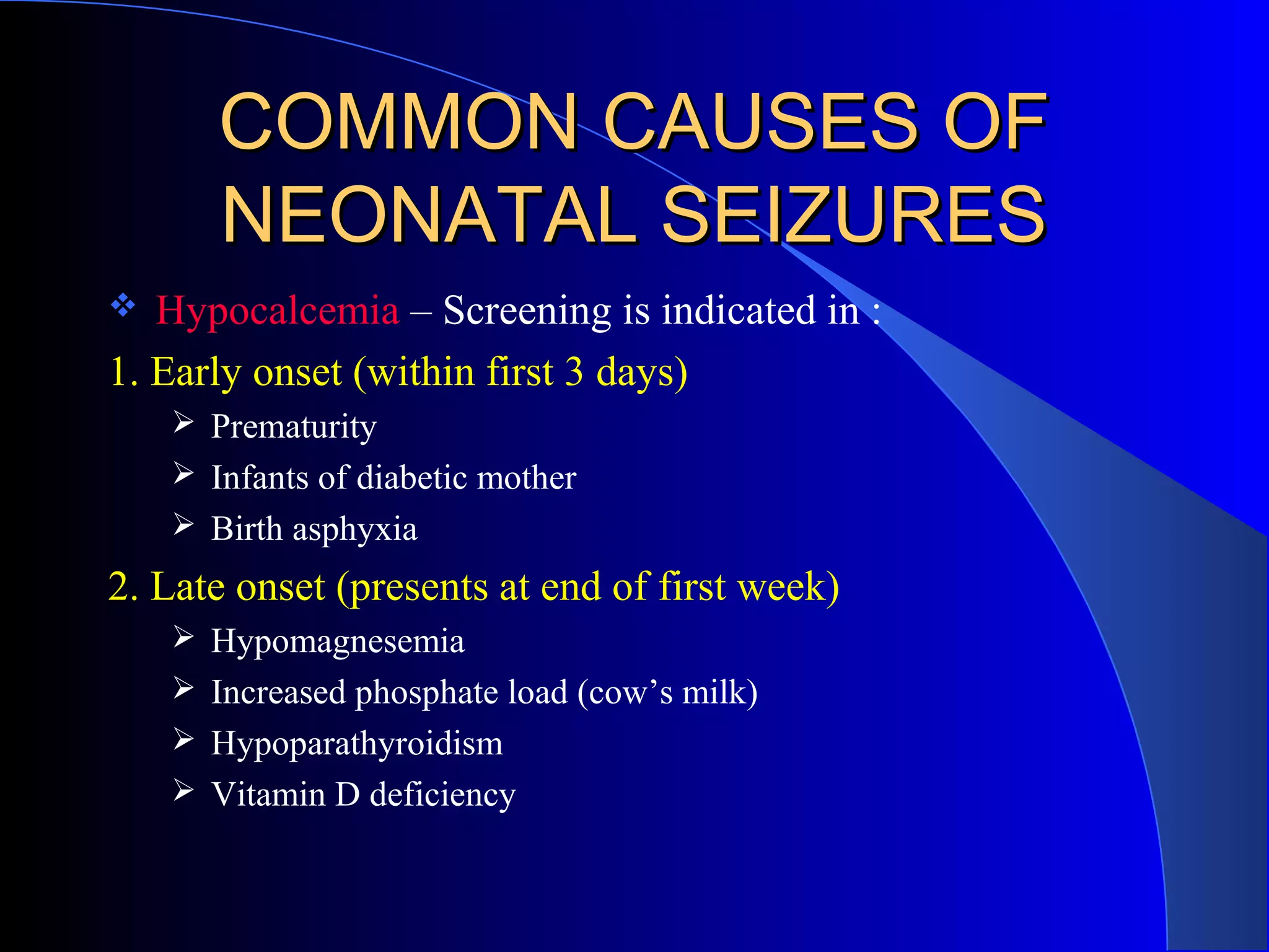 Neonatal seizure2 | PPT