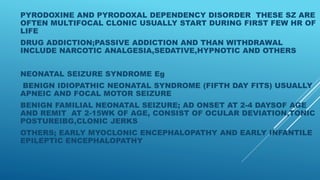 Neonatal seizure (2) | PPTX