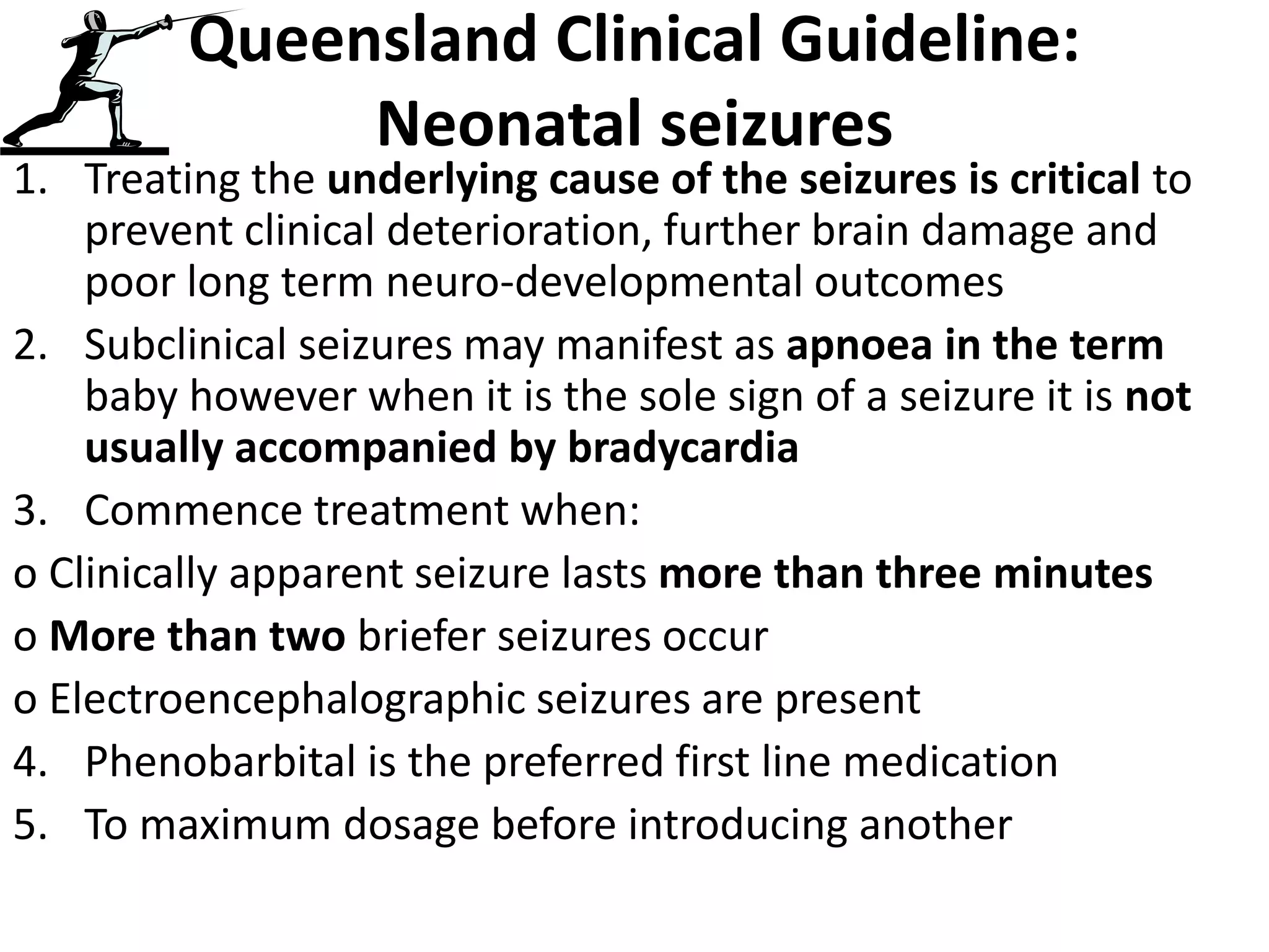 Neonatal seizure basics, classifications and management | PPT