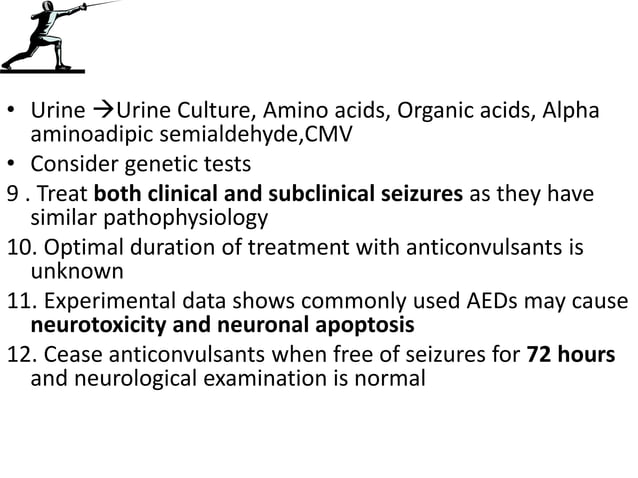 Neonatal seizure basics, classifications and management | PPT