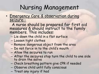 Neonatal seizures | PPSX | First Aid | Injuries