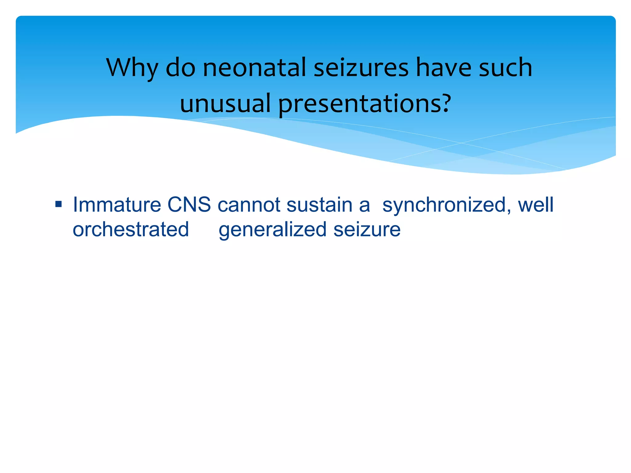 Neonatal seizures | PPTX