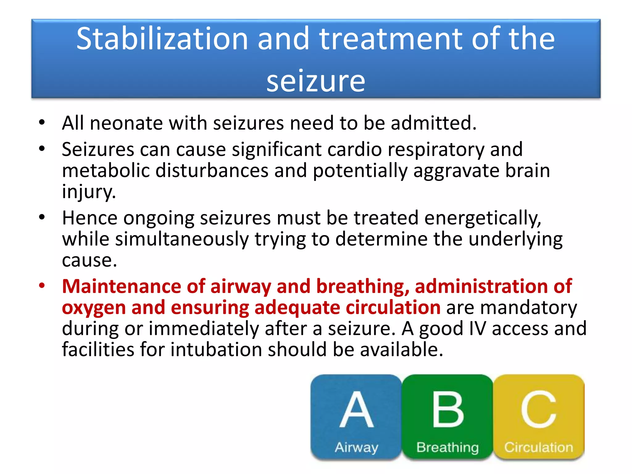 Neonatal seizures | PPTX