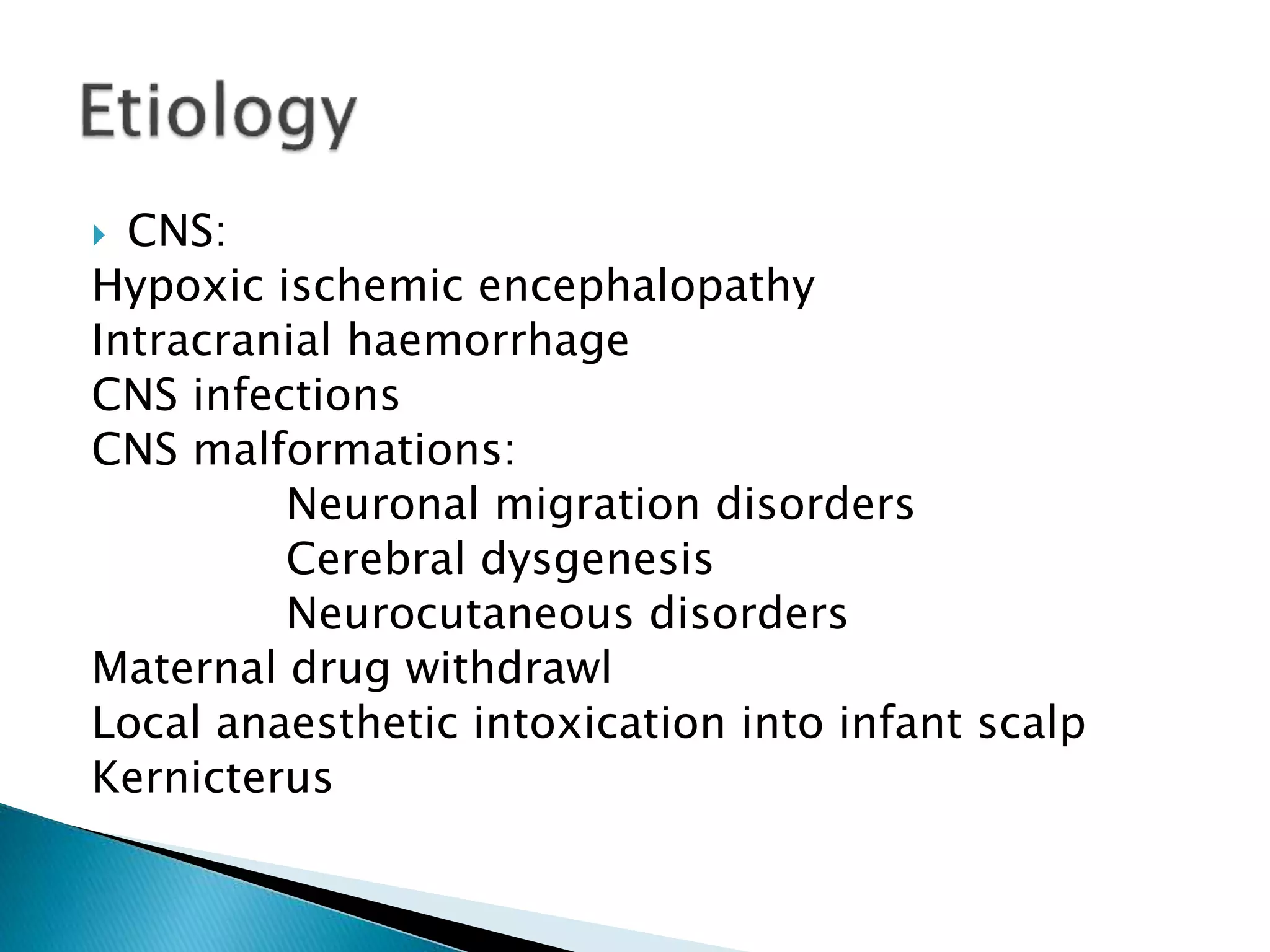 Neonatal seizures | PPTX