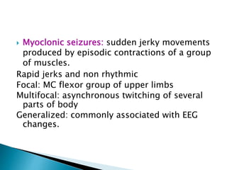 Neonatal seizures | PPTX