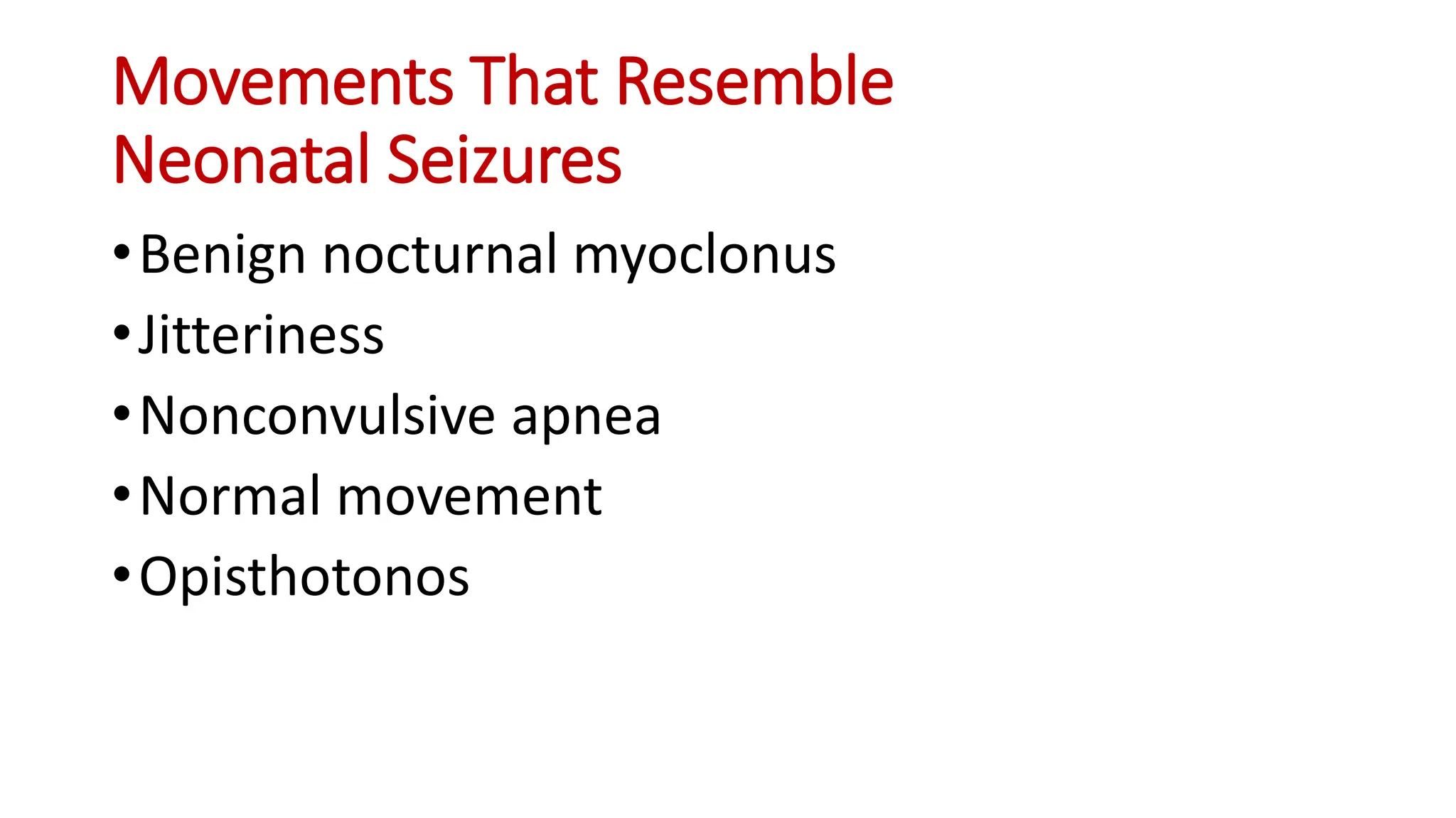 neonatal seizures and different modalities of treatment | PPTX