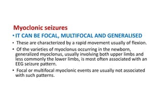 neonatal seizures and different modalities of treatment | PPTX