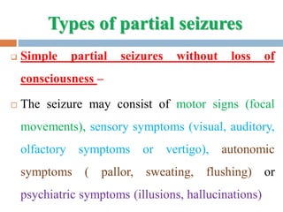 neonatal seizures all types of seizures | PDF