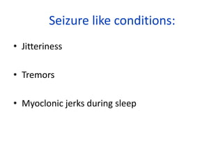 Neonatal seizure and neonatal sepsis | PPTX