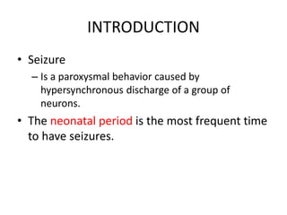 Neonatal seizures paeds | PPT